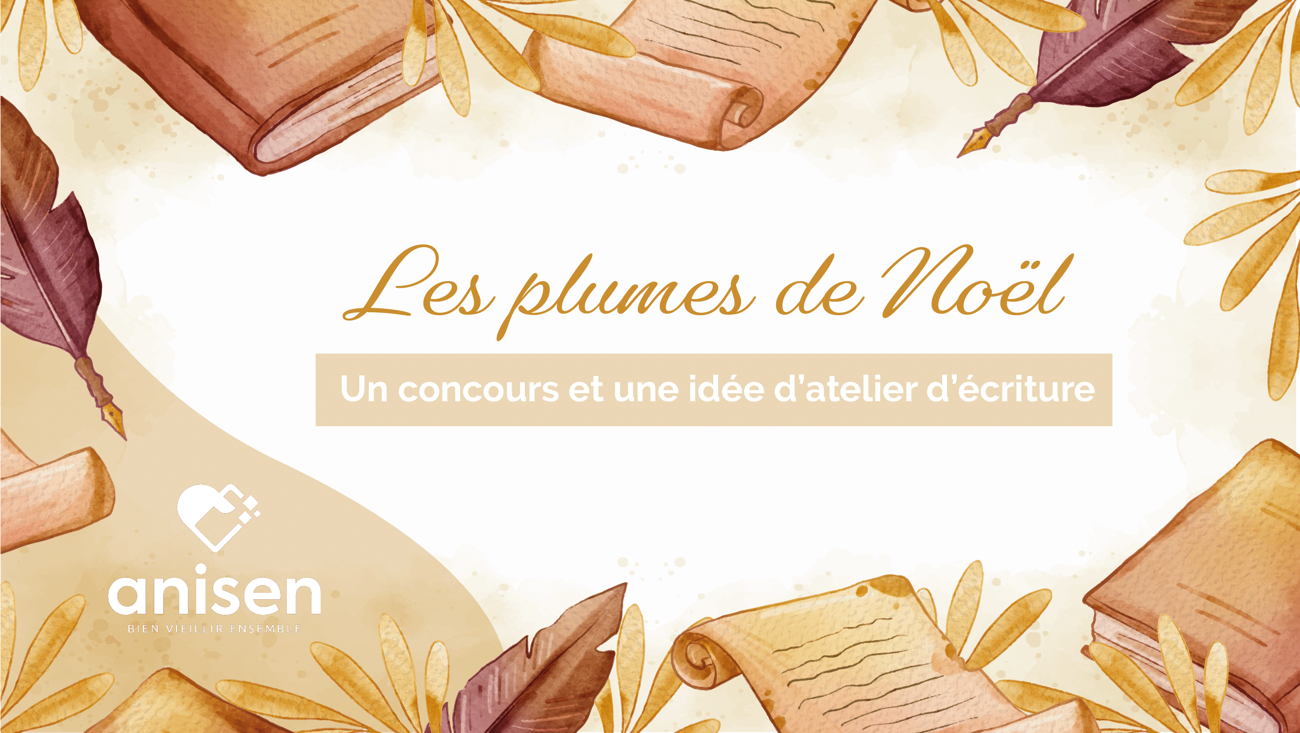 Les plumes de Noël : un concours et une idée d'atelier d'écriture en Ehpad
